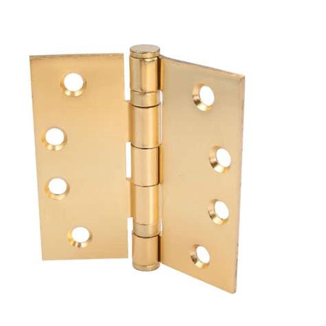 Reviews For Everbilt 4 In Square Radius Satin Brass Commercial Grade With Ball Bearing Hinge