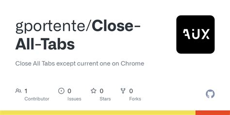 github gportente close all tabs close all tabs except current one on