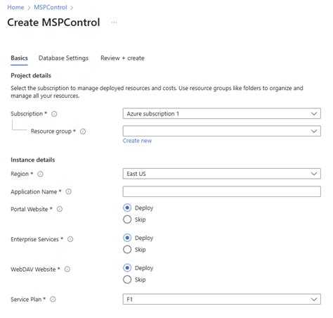 streamlined deployment from azure marketplace mspcontrol