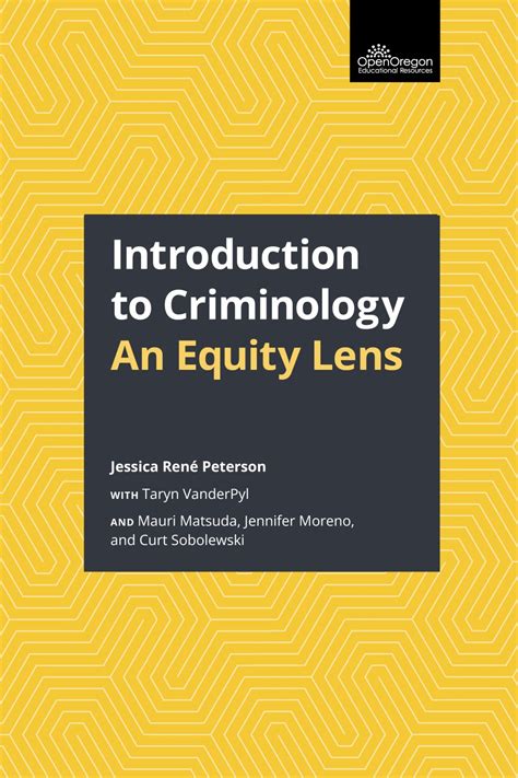 Introduction To Criminology An Equity Lens Simple Book Publishing