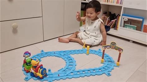 뽀로로 기차를 좋아하는 강현이 20개월 Youtube