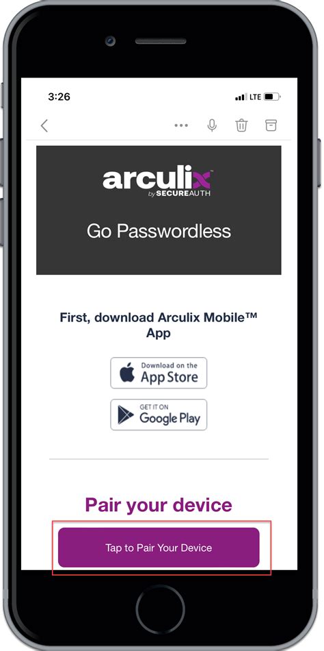Pairing The Arculix Mobile App