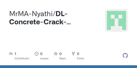 GitHub MrMA Nyathi DL Concrete Crack Detection