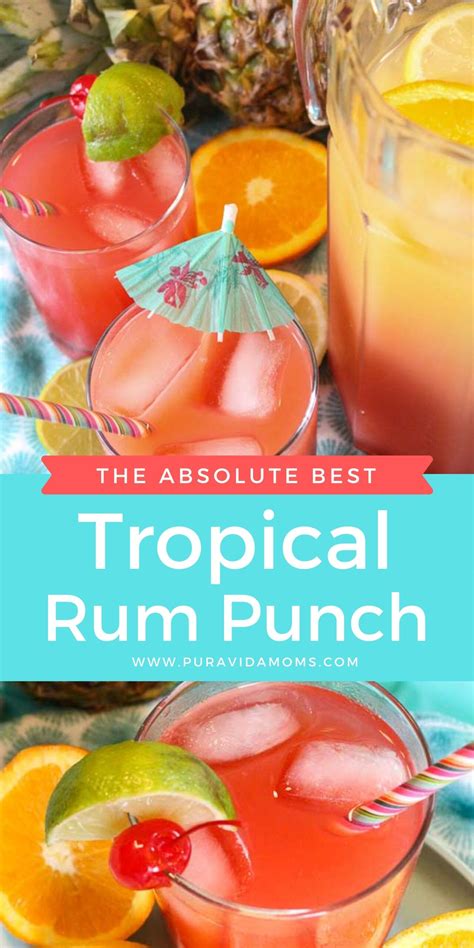 Tropical Rum Punch Cocktail Artofit
