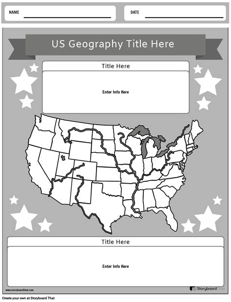 Us Geography Worksheets — Free Usa Maps And Templates Worksheets Library