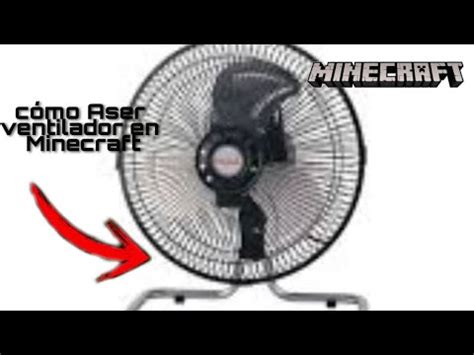 Cómo Aser Un Ventilador En Minecraft Youtube