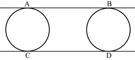 Question 6in Figure Ab And Cd Are Common Tangents To Two Circles Of