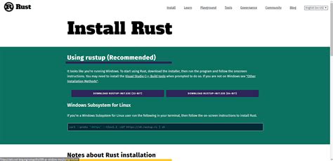 Rust —development Environment Setup On Windows By Athan X Medium
