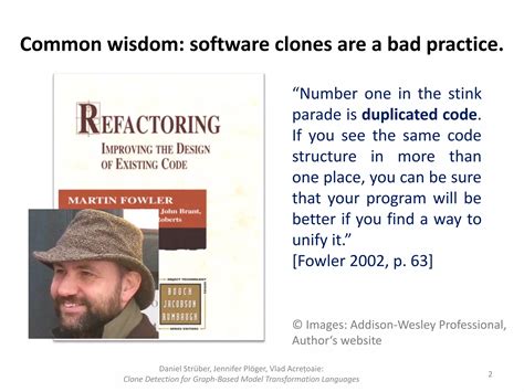 clone detection for graph based model transformation languages ppt