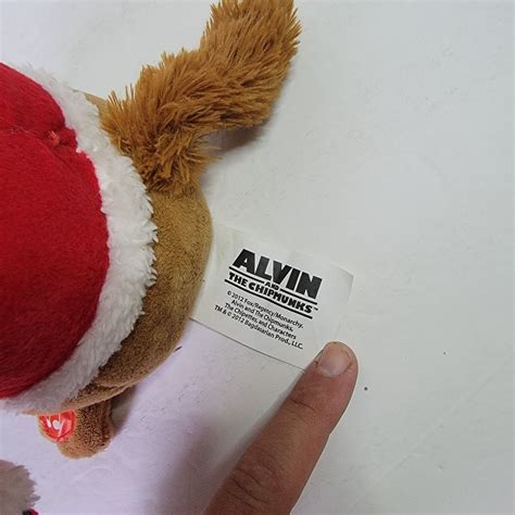 Rare Alvin And The Chipmunks Animated Singing Plush Toy With Snowboard