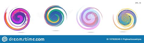 Vortex Vector Background Templates For Logo Design Leaflets Or Presentations Vector