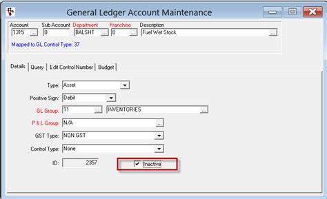 How To Create And Edit General Ledger Accounts Autosoft Pty Ltd