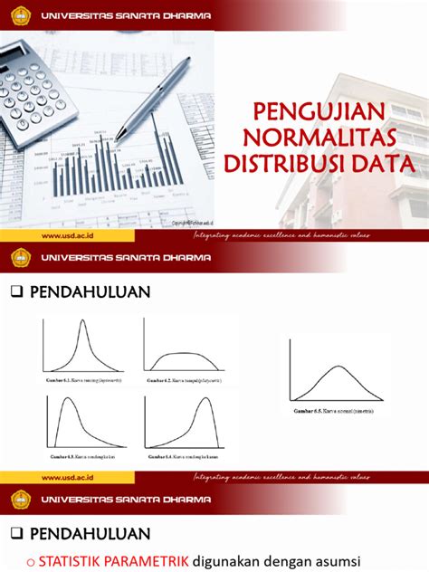 Pertemuan 4 Pengujian Normalitas Distribusi Data Pdf