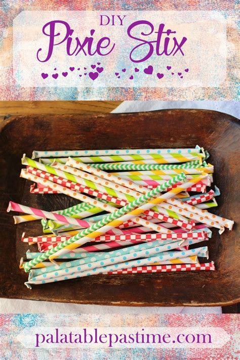 Pixie Stix Candy Straws Palatable Pastime Palatable Pastime
