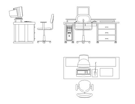 Office Table Furniture Planning Autocad File Artofit