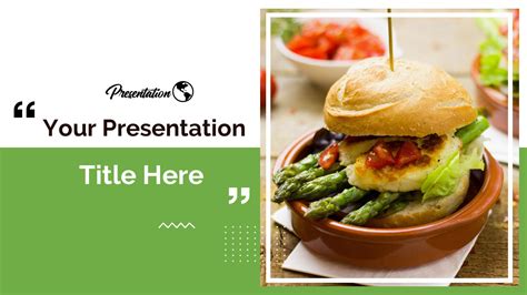 Food Template Google Slides