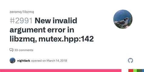 New Invalid Argument Error In Libzmq Mutex Hpp Issue Zeromq Libzmq GitHub