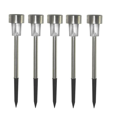 Уличный светильник Erato Светильники садовые на солнечной батарее высота 30 см серый 5 штук