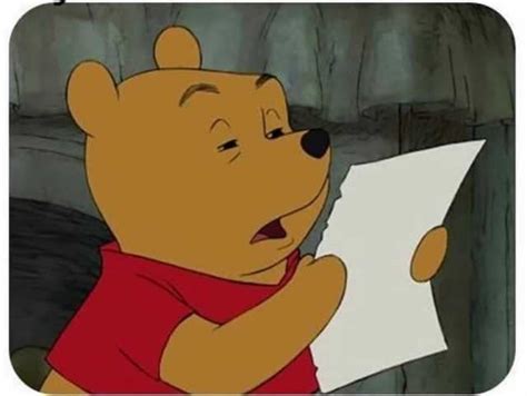 Winnie Cant Read Blank Template Imgflip