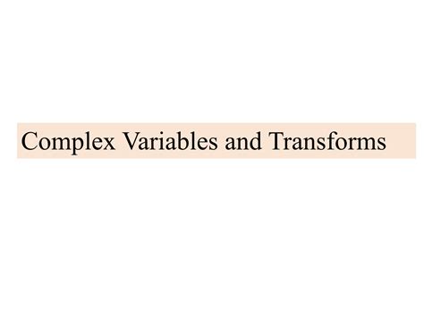 Solution Complex Variables And Transforms Fourier Transform And