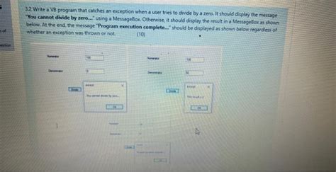solved 3 2 write a vb program that catches an exception