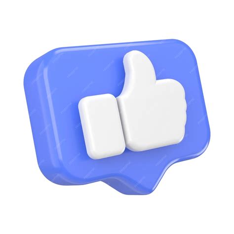 Premium Photo Like React 3d Rendered Icon