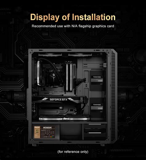 Huntkey Power Supply Computer Gold Psu 650 Watts 80 Plus® Gold Certified 650w 750w 850w Pc Power