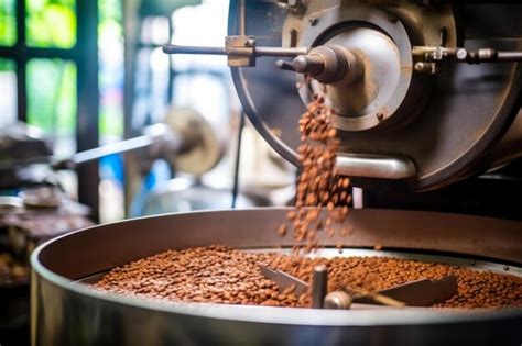 Premium Photo Aromatic Coffee Processing At The Plant