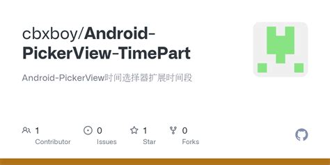 Github Cbxboy Android Pickerview Timepart Android Pickerview