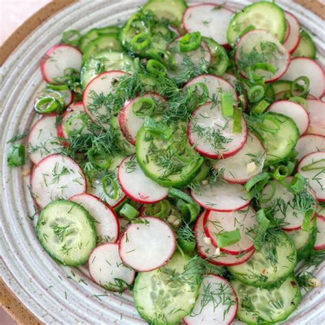 Cucumber Radish Salad Jz Eats
