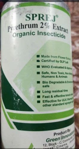 Pyrethrum Extract 2 At Best Price In New Delhi By Saya Sales Pvt Ltd