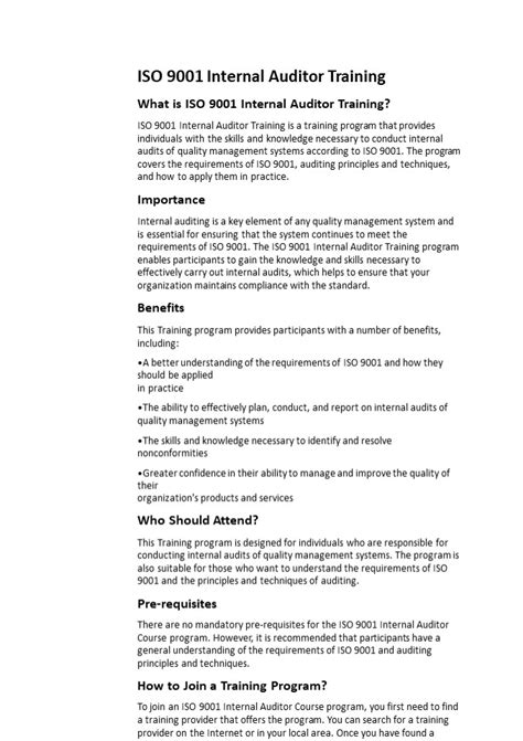 อบรม iso 9001 ฟร presentation free to download