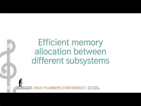 free video efficient memory allocation between different subsystems