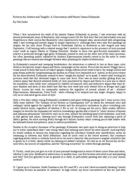 osamu kobayashi between the abstract and tangible pdf abstract