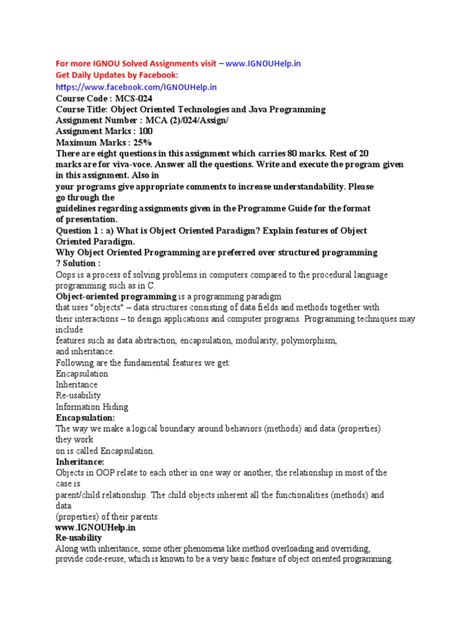 For More Ignou Solved Assignments Visit Get Daily Updates By Facebook Pdf Domain Name System