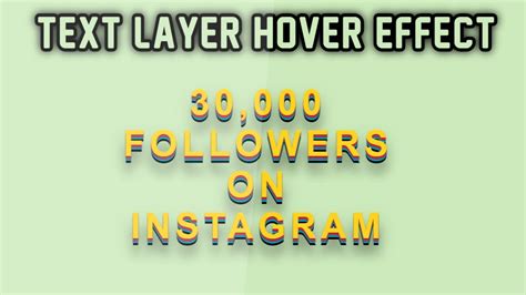 Css Text Layer Hover Effect Html5 And Css3 Full Tutorial Youtube
