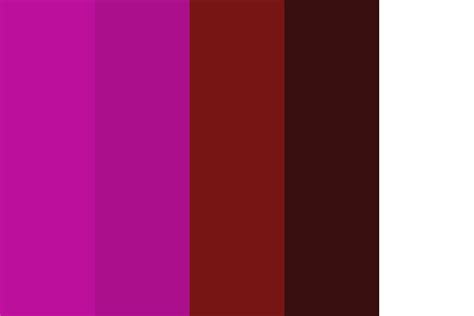 red reflection color palette