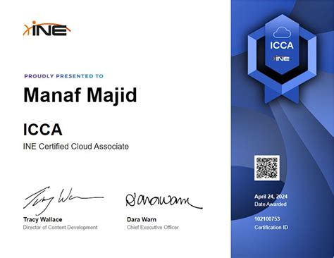 Manaf Majid On Linkedin Icca Cloudarchitect Certification