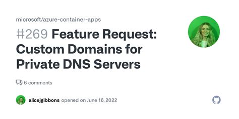Feature Request Custom Domains For Private DNS Servers Issue Microsoft Azure Container