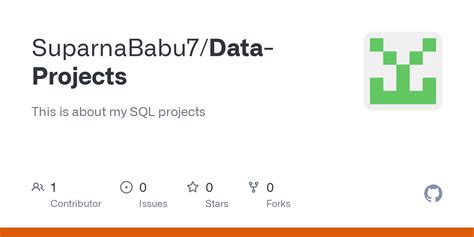 Github Suparnababu7data Projects This Is About My Sql Projects