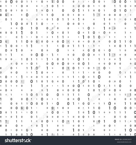Binary Code Digital Technology Background Digital Stock Vector Royalty