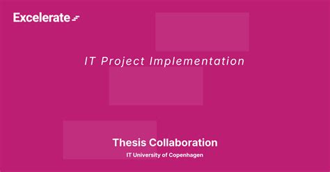 It Project Implementation Exceleratedk