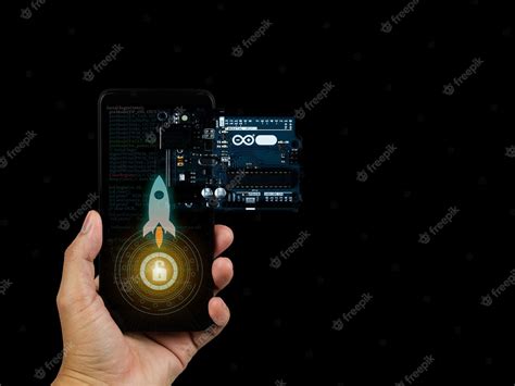 Premium Photo Arduino Control Broad Element Photo With Infographic