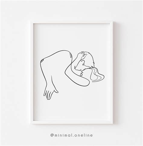 Erotic Line Art Erotic Line Drawing Sex Pose Illustration Masturbation Mature Content