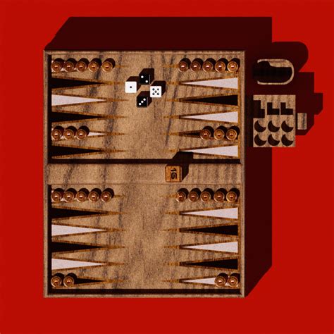 3d Printable Backgammon Board Game By Lazy Bear