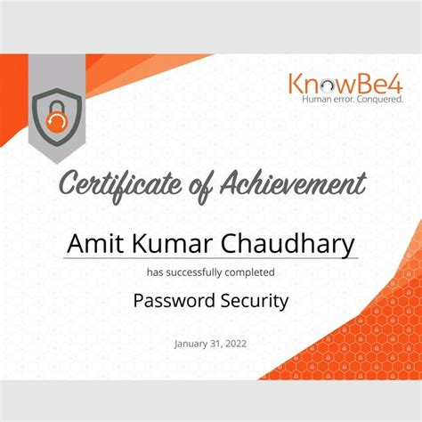Amit Kumar Chaudhary On Linkedin Knowbe4 Password Security