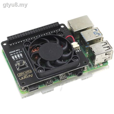 ใหม่ พัดลมระบายความร้อน Raspberry Pi 4th Generation B Type Raspberry
