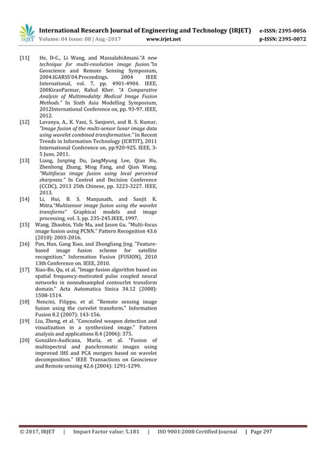 Improved Weighted Least Square Filter Based Pan Sharpening Using Fuzzy Logic Pdf Graphics