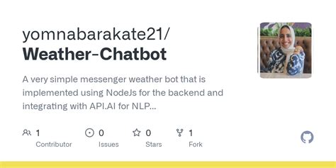 GitHub Yomnabarakate Weather Chatbot A Very Simple Messenger Weather Bot That Is