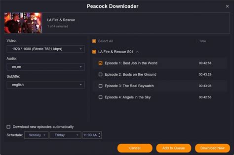 How To Download A Show On Peacock
